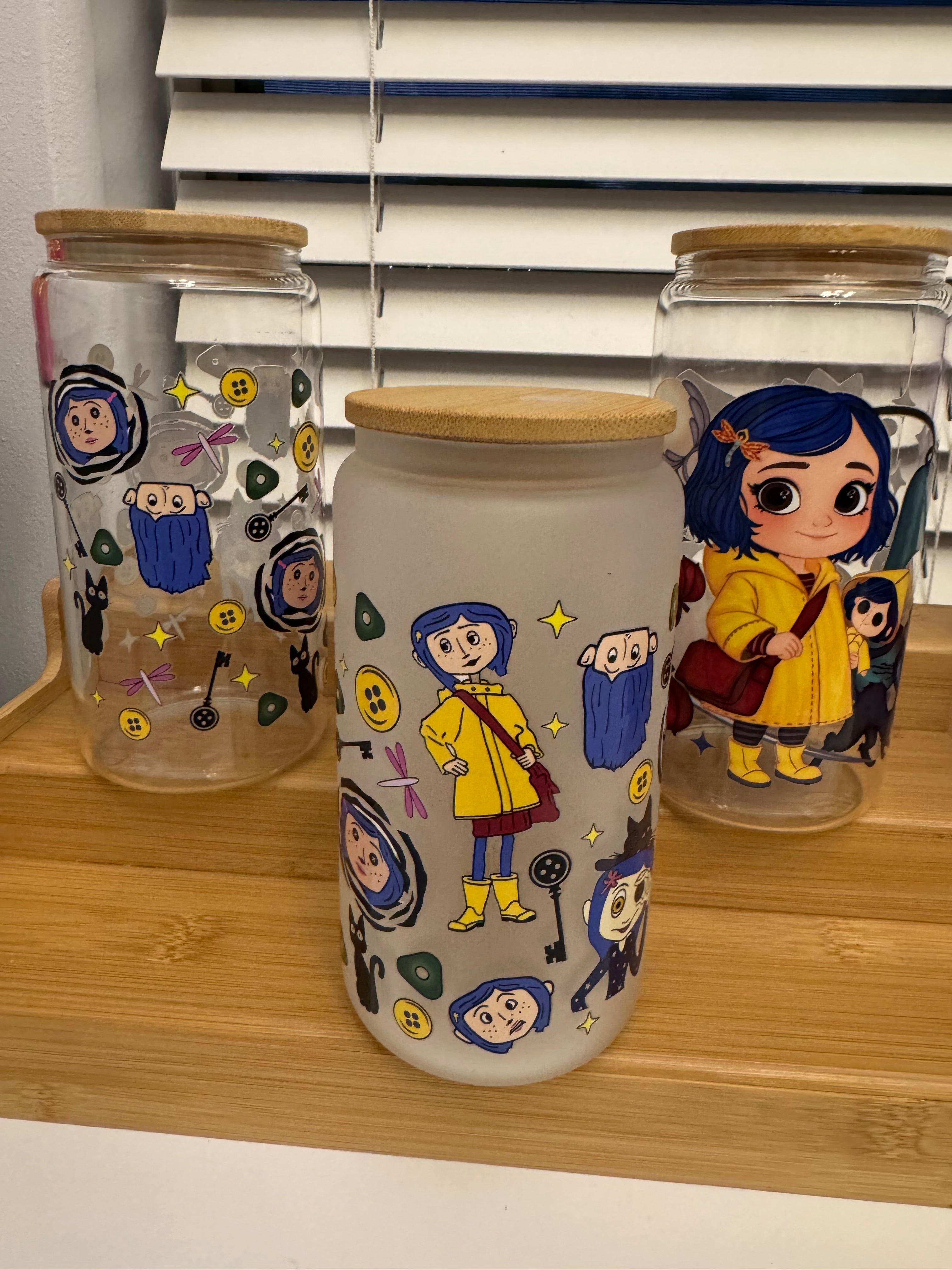 Coraline Halloween / Fall Cups – pinkheartcollc